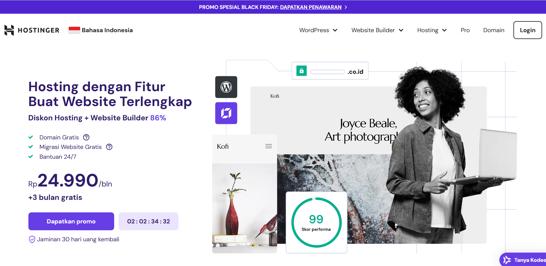 Rekomendasi Hosting Terbaik dari Hostinger - Mujaddid